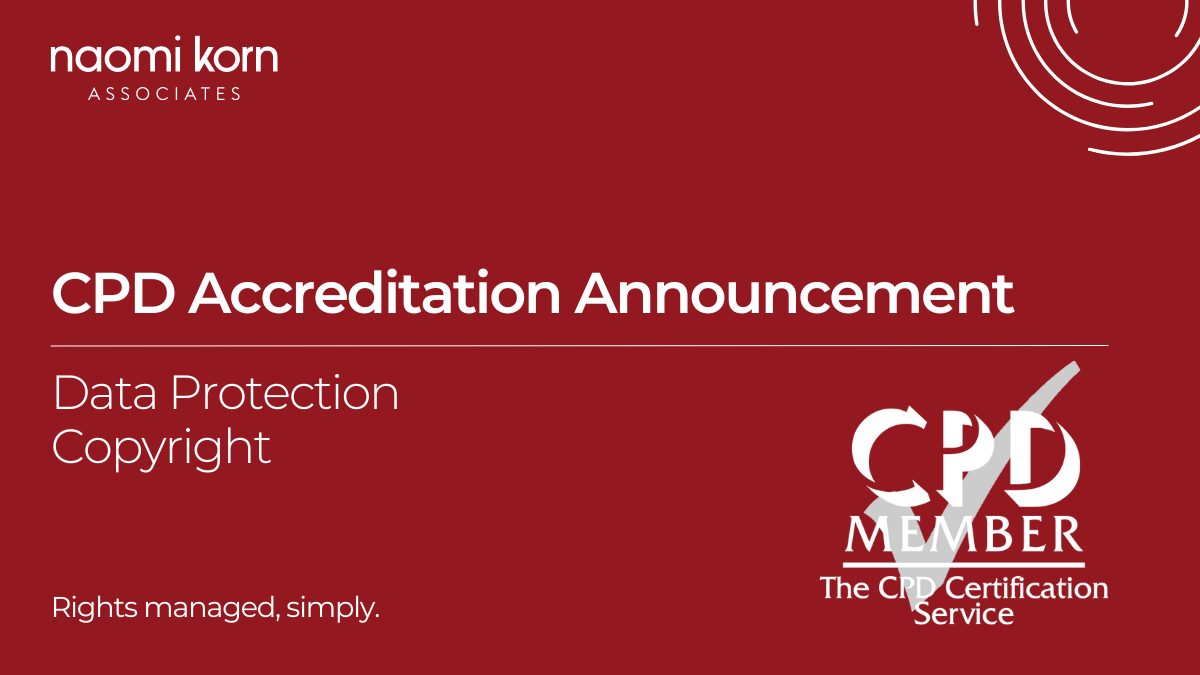 CPD Accreditation Announcement - Naomi Korn Associates